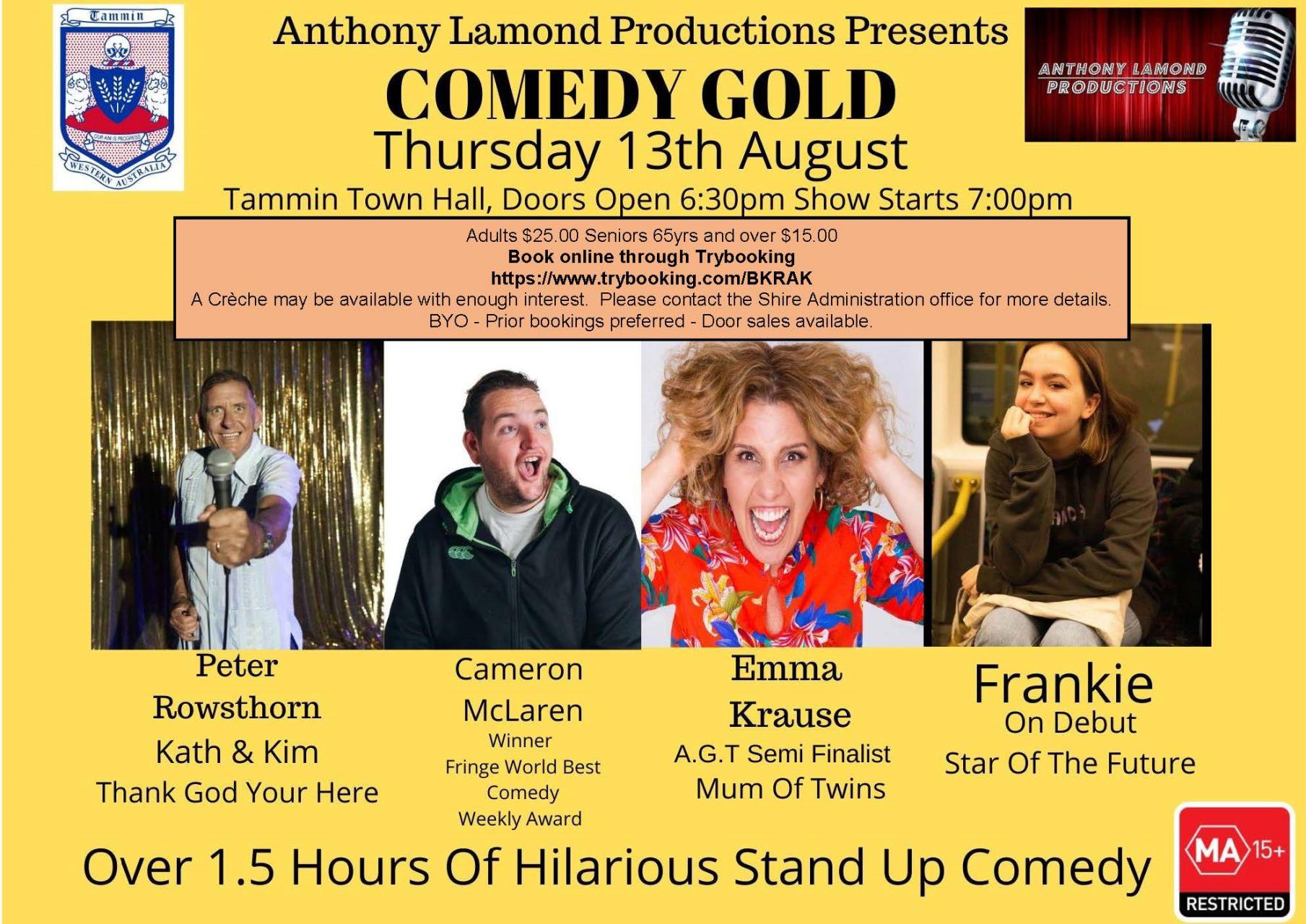COMEDY GOLD » Shire of Tammin